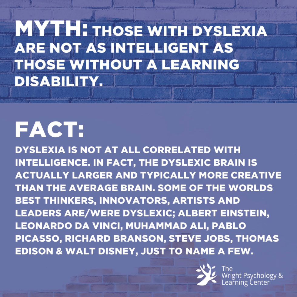 Mythbusters: Dyslexia Edition - The Wright Psychology & Learning Center